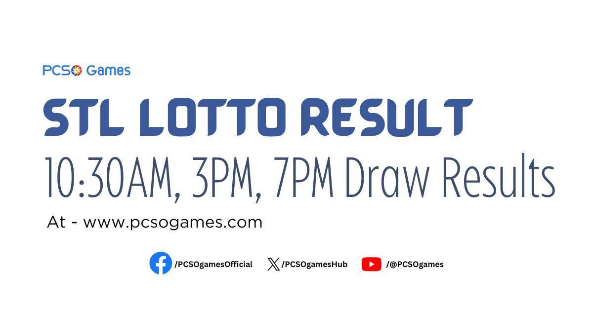 STL Result Today – Official PCSO Small Town Lottery