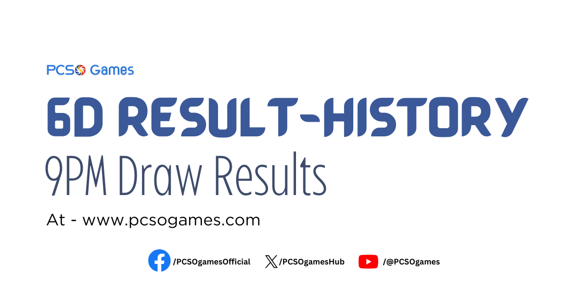 6D Lotto Result History and Summary 2026