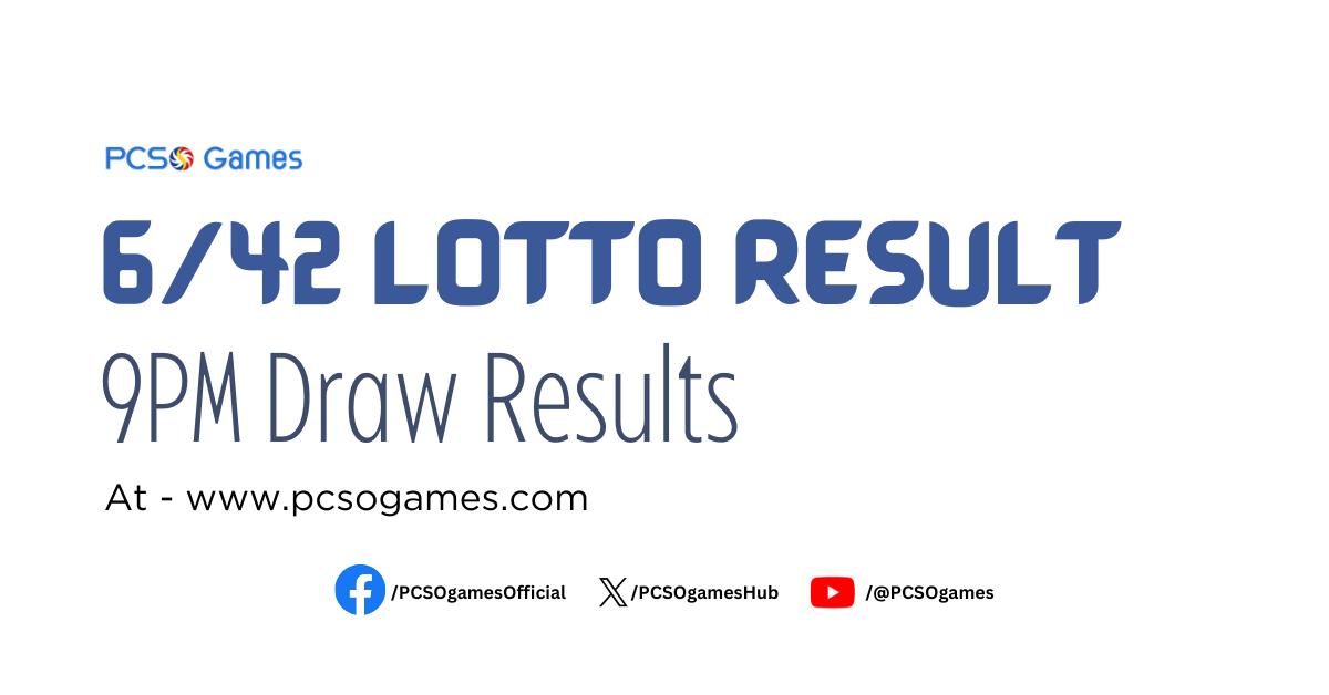 6/42 Lotto Result Today